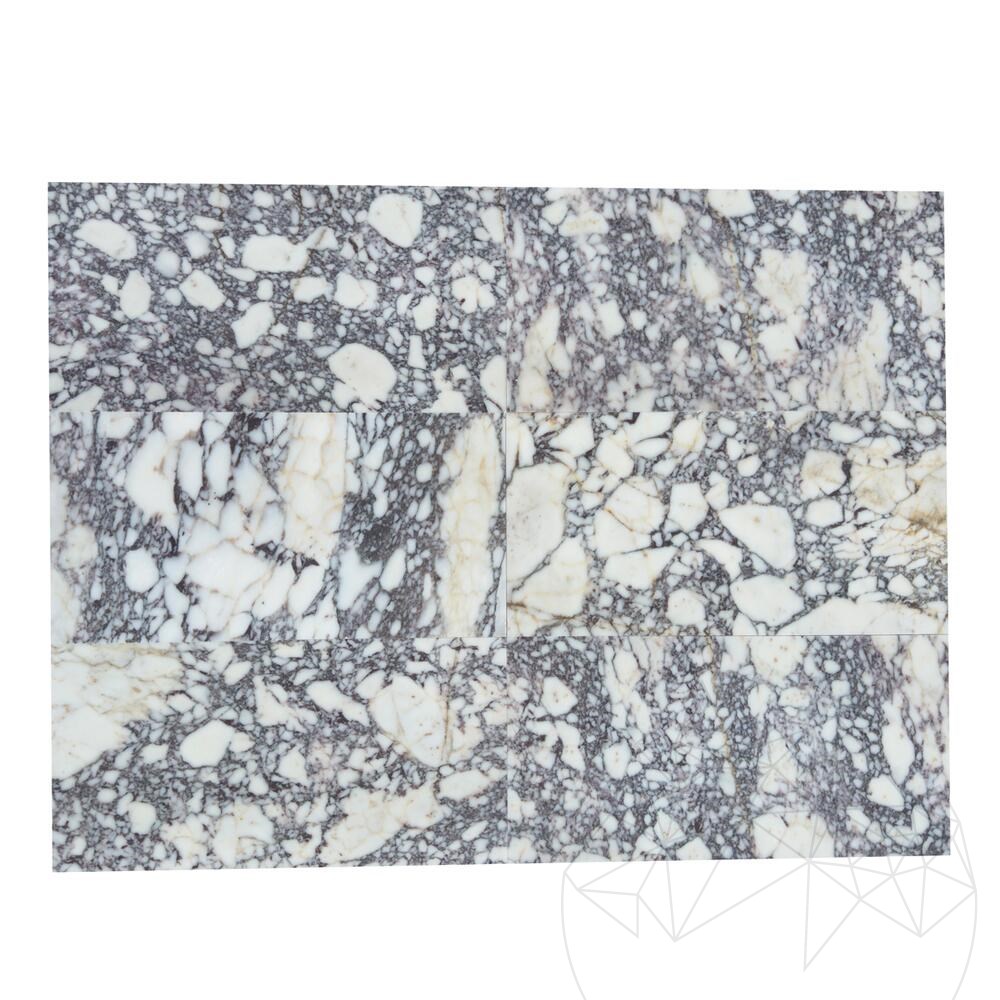 Arabescato Violett Gebürsteter Marmor 60 x 30 x 2 cm - STEINONLINE.at