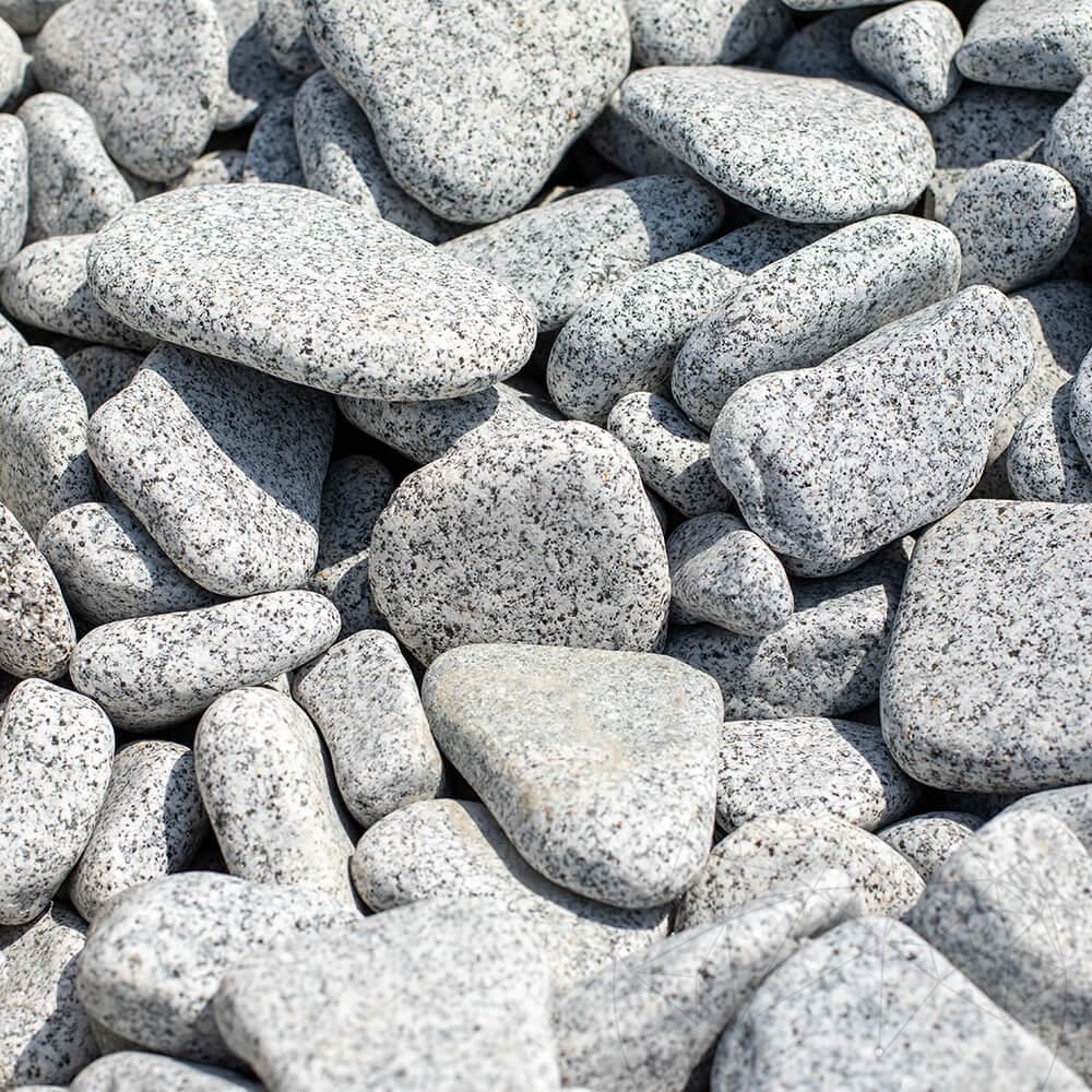Bianco Sardo Granitkiesel 6-10 cm KG - STEINONLINE.at