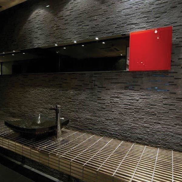 Mosaikfliese Marmor Black Matrix 15 x 30c m - STEINONLINE.at