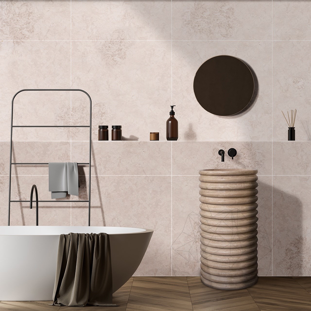 Vratza Limestone Beige Polished 60 x 60 x 2 cm - STEINONLINE.at